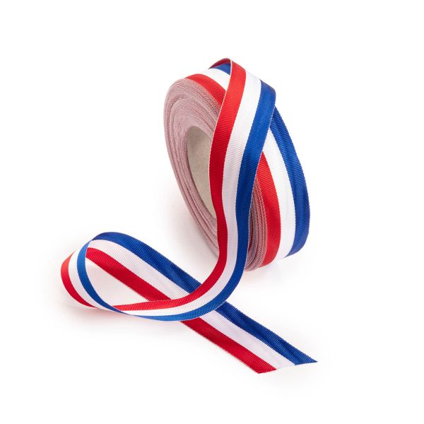 Ruban tricolore - largeur 77 mm